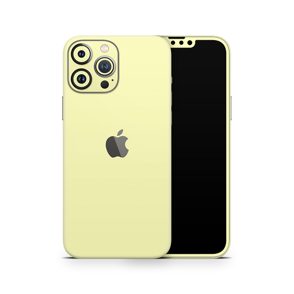 Apple iPhone 13 Pro Max Pastel Yellow (Decal Skin Decal Skin | Premium ...